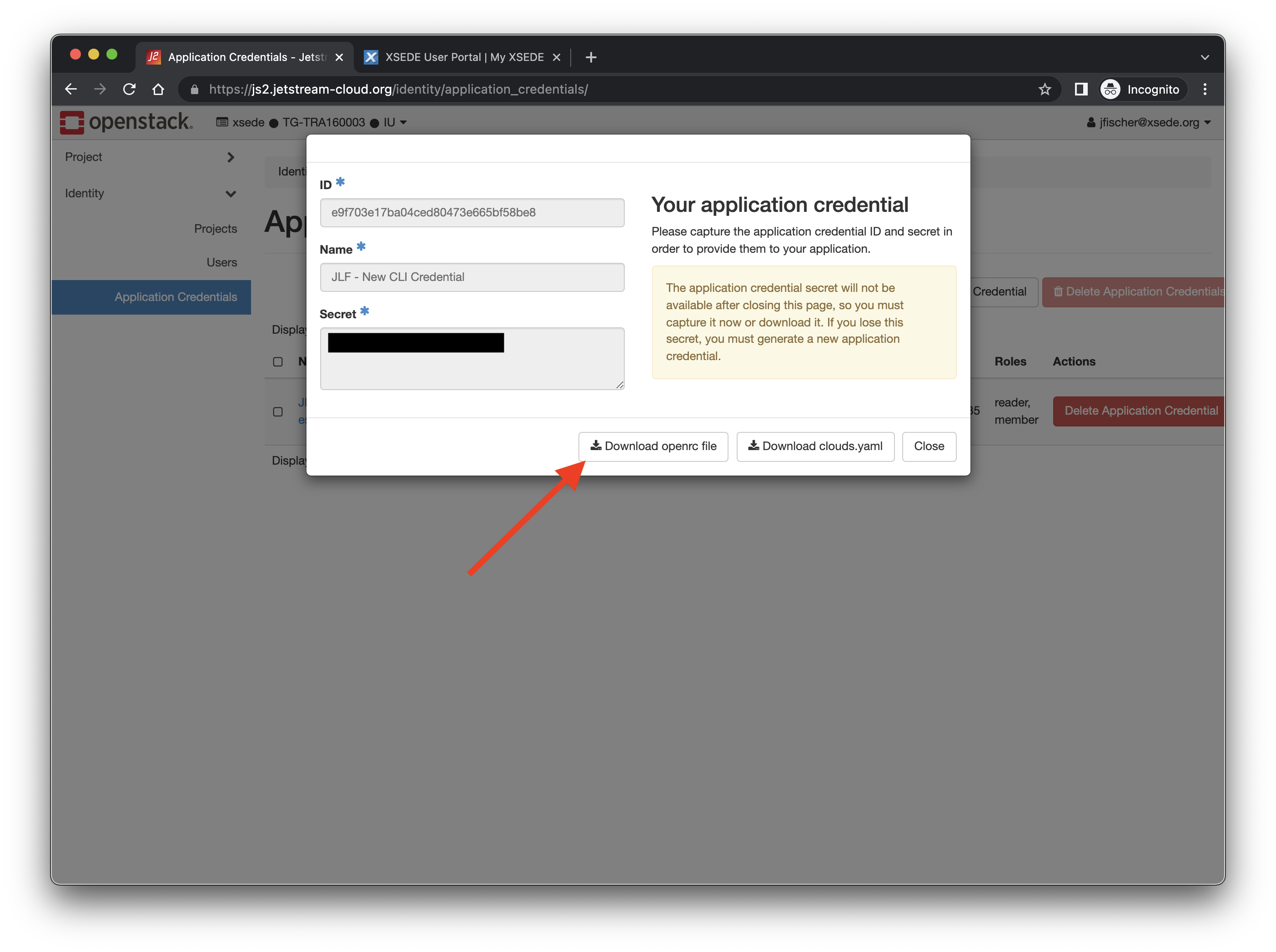 Authentication Logging In Jetstream2 Documentation Authentication Logging In Jetstream2 Documentation